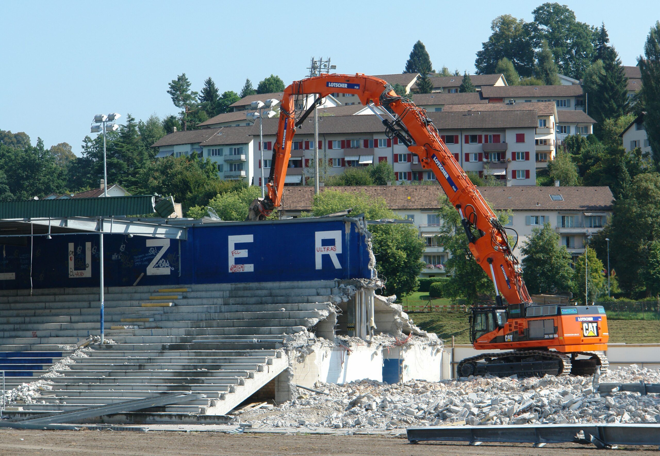 Stadion Allmend, Luzern - Lötscher Tiefbau AG