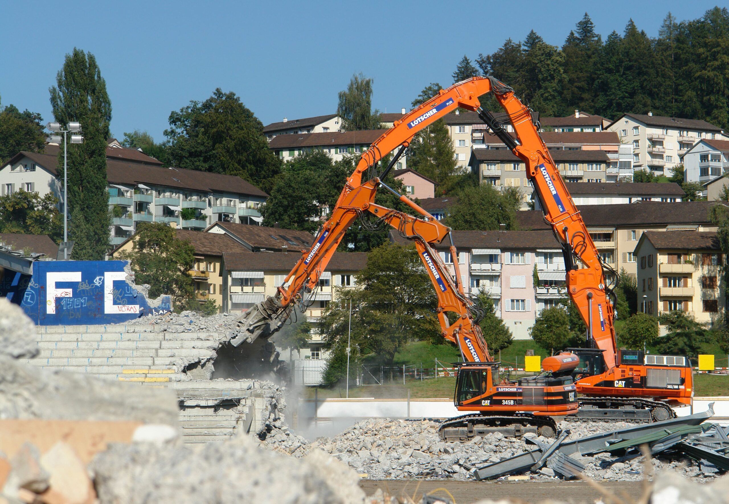 Stadion Allmend, Luzern - Lötscher Tiefbau AG